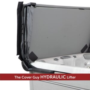 The Cover Guy: Three Hot Tub Cover Lifter Models - Hydraulic Lift, Standard, and Roller Shelf - The on The Market. Customizable to Fit Many Shapes and Sizes.