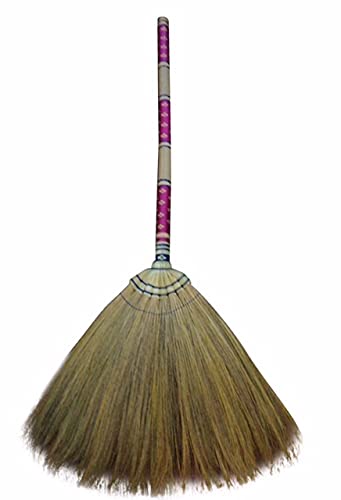 SN SKENNOVA - Asian Handmade Brooms, Sustainable Cleaning Solution (Thai Pink Pastel)