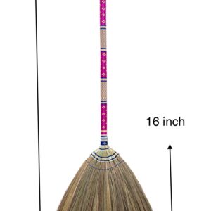 SN SKENNOVA - Asian Handmade Brooms, Sustainable Cleaning Solution (Thai Pink Pastel)