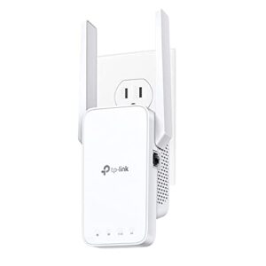 tp-link ac750 wifi extender(re215), covers up to 1500 sq.ft and 20 devices, dual band wireless repeater for home, internet signal booster with ethernet port (renewed)