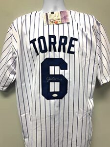 joe torre new york yankees signed autograph custom jersey jsa certified