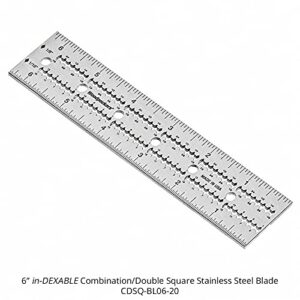 Woodpeckers in-Dexable Combination & Double Squares, 12 Inch Combo/Double Square