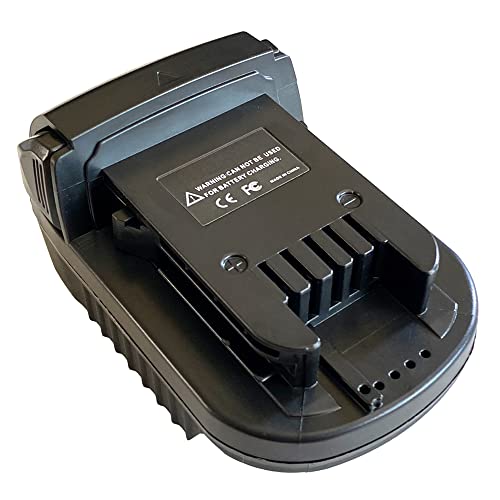 Battery Adapter for Makita 18V Lithium Battery BL1830B BL1850B BL1860B Convert to Milwaukee 18V M18 Lithium Battery, Converter Use for Milwaukee 18-Volt M18 Lithium Ion Cordless Tool