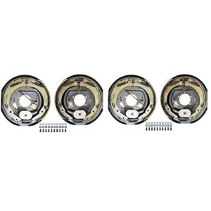 southwest wheel new 2-pack 12" x 2" truryde trailer electric brake assembly (2 right + 2 left)