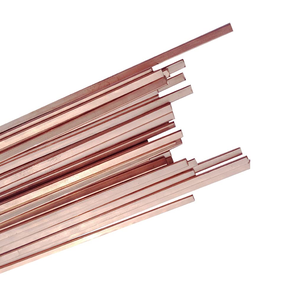 GOODSDS Welding Filler Rods Wire Low Temperature Flat Soldering Rods Phosphor Copper Welding Repair Electrode Copper Tube Tool