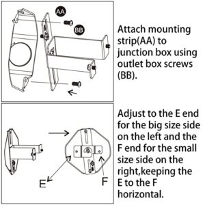 VDKK Porch Lights Fixture with Outlet,Exterior Outdoor House Light Wall Mount with Outlet Built in,Waterproof Wall Light with 3 Motion Modes,Anti-Rust Wall Lantern for Balcony(Bulb NOT Included)