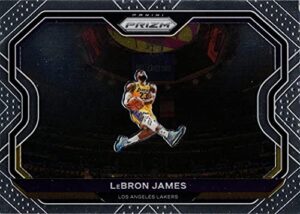 2020-21 panini prizm #1 lebron james basketball card lakers - kobe tribute dunk