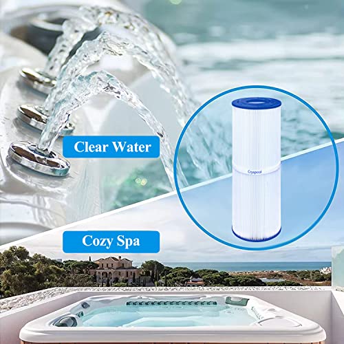 Cryspool PRB25-IN Spa Filter Compatible with C-4326 Hot Tub Filter, FC-2375, 3005845, R172327, R173429, 33521, 25392, 817-2500,5X13 Spa Filter 25 sq.ft,2pack