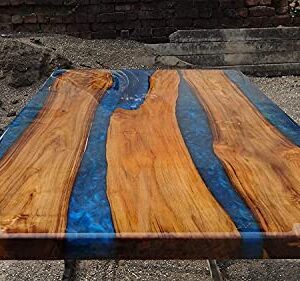 Epoxy Table, Epoxy Resin River Table, Live Edge Wooden Table, Natural Wood,Dining Table, Natural Epoxy Table, Resin Table