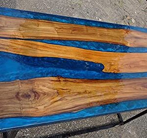 Epoxy Table, Epoxy Resin River Table, Live Edge Wooden Table, Natural Wood,Dining Table, Natural Epoxy Table, Resin Table