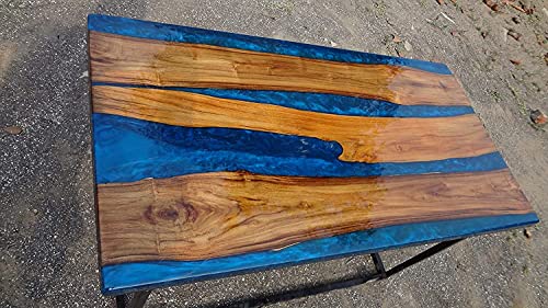 Epoxy Table, Epoxy Resin River Table, Live Edge Wooden Table, Natural Wood,Dining Table, Natural Epoxy Table, Resin Table