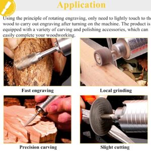 YUCHENGTECH Flex Shaft Rotary Tool Flexible Shaft Grinder Rotary Tool Electric Chisel Electric Wood Carving Tools for Wood Carving Buffing polishing Sanding 18000-20000RMP (110V)