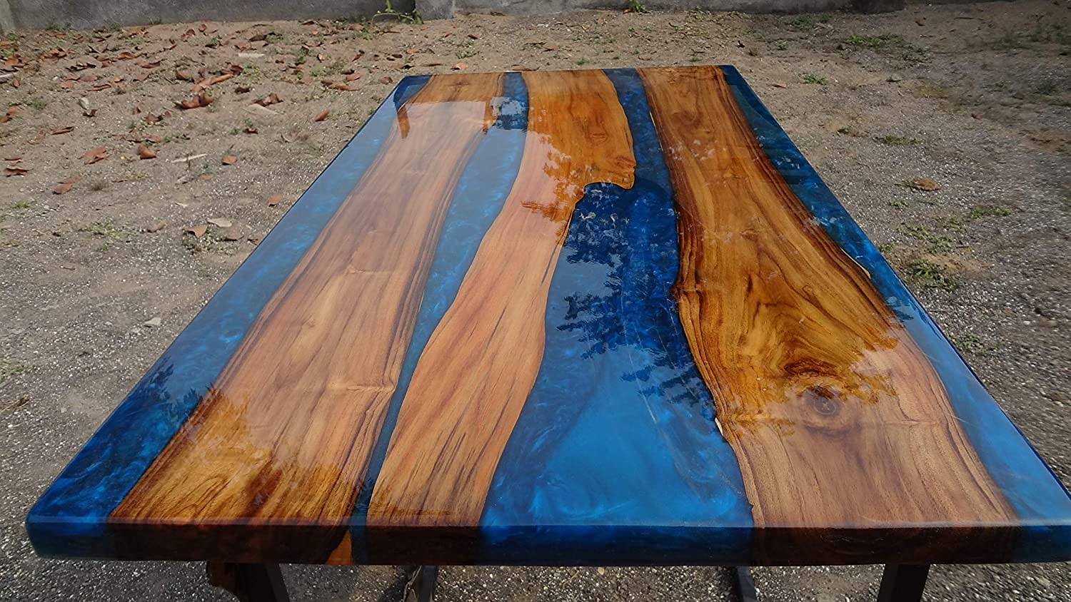 Epoxy Table, Epoxy Resin River Table, Live Edge Wooden Table, Natural Wood,Dining table, Natural Epoxy Table, Resin Table