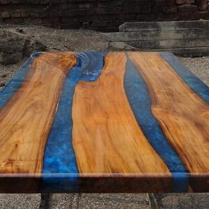 Epoxy Table, Epoxy Resin River Table, Live Edge Wooden Table, Natural Wood,Dining table, Natural Epoxy Table, Resin Table