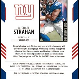 2021 Score # 61 Michael Strahan New York Giants-FB (Football Card) NM/MT Giants-FB Texas Southern