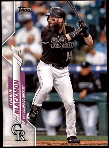 2020 Topps # 397 Charlie Blackmon Colorado Rockies (Baseball Card) NM/MT Rockies