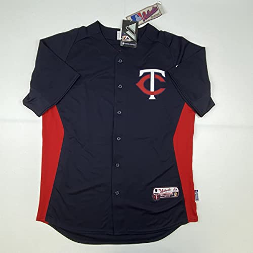 Autographed/Signed Byron Buxton Minnesota Twins Dark Blue Majestic Baseball Jersey JSA COA