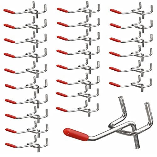 ANYUFEI 25/50 pcs Peg Board Hos Wall Shelf Tool Hangers Organizer Storage Display Hardware Tools (Size : 25PCS)