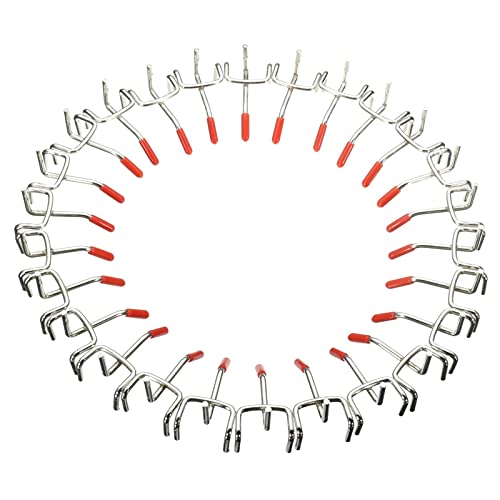 ANYUFEI 25/50 pcs Peg Board Hos Wall Shelf Tool Hangers Organizer Storage Display Hardware Tools (Size : 25PCS)