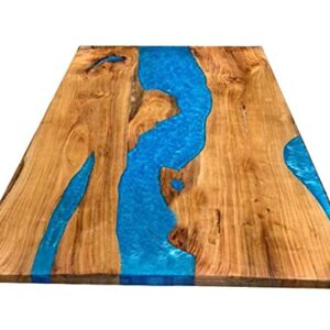 Epoxy Table, Live Edge Wooden Table, Epoxy Resin River Table, Natural Wood,Dining table, Natural Epoxy Table, Resin Table