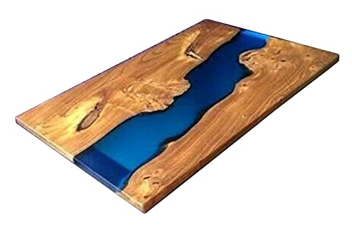 Epoxy Table, Epoxy Resin River Table, Live Edge Wooden Table, Natural Wood, Dining table, Natural Epoxy Table, Resin Table