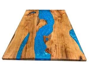 epoxy table, epoxy resin river table, live edge wooden table, natural wood, dining table, natural epoxy table, resin table