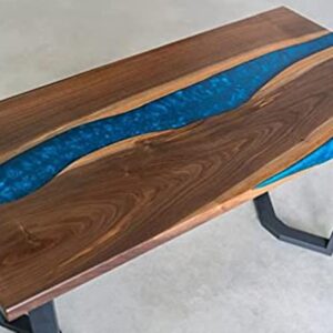 Epoxy Table, Live Edge Wooden Table, Natural Wood,Dining Table, Natural Epoxy Table, Resin Table, Epoxy Resin River Table