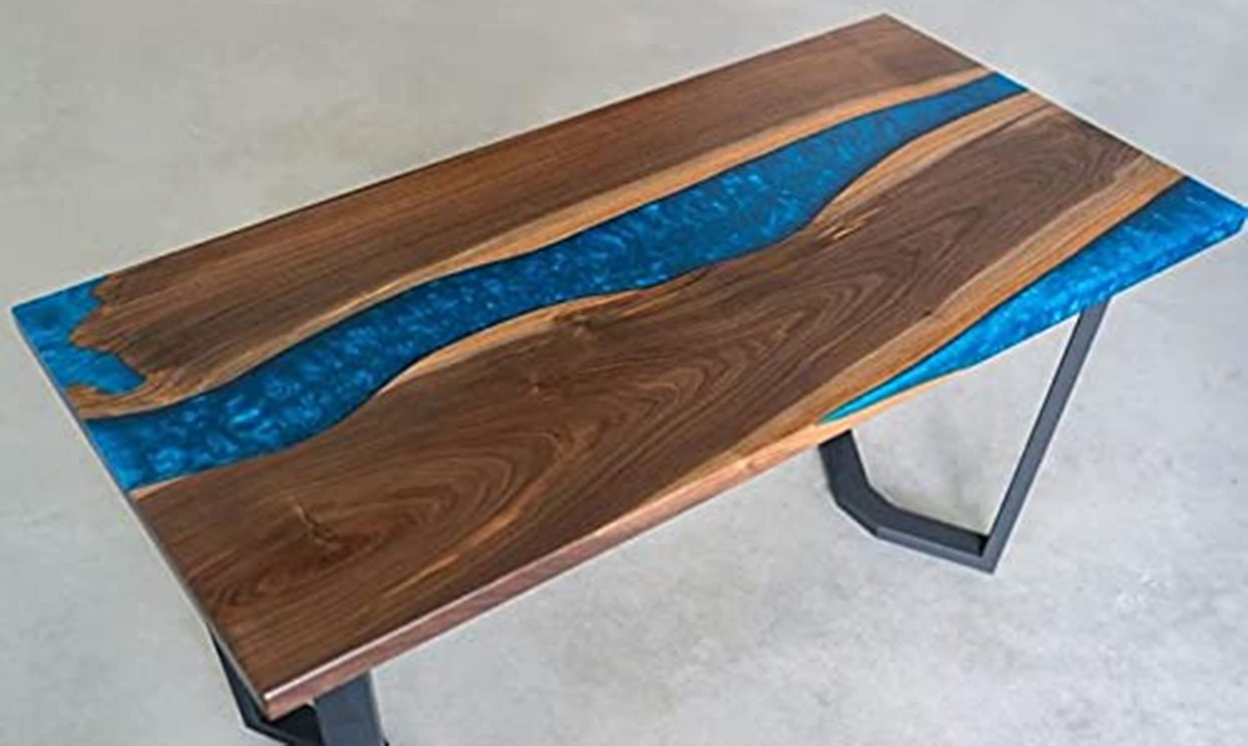 Epoxy Table, Live Edge Wooden Table, Natural Wood,Dining Table, Natural Epoxy Table, Resin Table, Epoxy Resin River Table