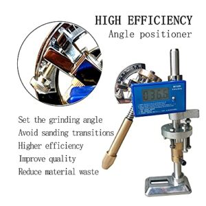 BAXIONGDI digital angle facet manipulator with 5 index wheels (32,64,72,80,96),angle positioning robot arm,multi-height positioning manipulator,for jewelry, jade, gem adjust angles grinding&polishing