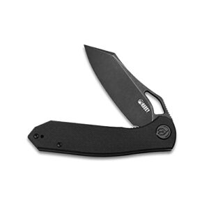 KUBEY Drake KU310F Gentlemans Everyday Carry, 7.87" Pocket Folding Knife with Tanto Blade and G10 Handle with Reversible Deep Carry Clip Good for Edc Outdoor Hiking and Hunting