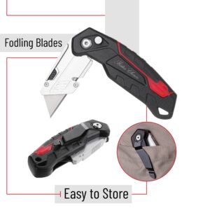 Bates- Box Cutter, Utility Knife, Box Cutter Knife, Folding Box Cutter, Razor Knife, Box Cutter Folding, Box Cutter With 3 Extra Blades, Folding Knife, Box Cutter Retractable, Folding Utility Knife