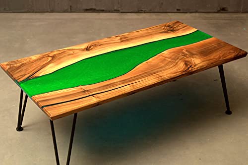 Epoxy Table, Live Edge Wooden Table, Natural Wood,Dining table, Natural Epoxy Table, Resin Table, Epoxy Resin River Table