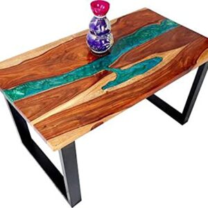 Epoxy Table, Live Edge Wooden Table, Natural Wood,Dining Table, Natural Epoxy Table, Resin Table, Epoxy Resin River Table