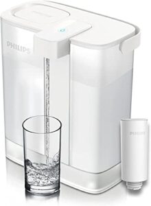 philips water instant water filter - 3l capacity, 1l/min fast flow, usb-c rechargable