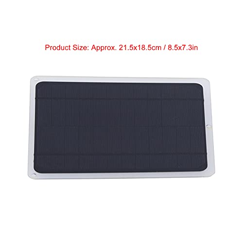 Walfront 20W 12V Solar Panel, Solar Cell Panel Charger Board for Charging Car RV Boat Mobile Phone Monocrystalline Silicon+ABS Material, Solar Panels