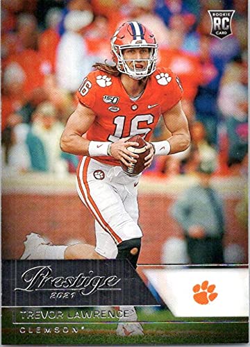 2021 Panini Chronicles Draft Picks Prestige #79 Trevor Lawrence Clemson Tigers Official NCAA Football Trading Card in Raw (NM or Better) Condition