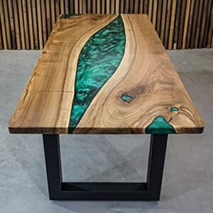 Epoxy Table, Live Edge Wooden Table, Epoxy Resin River Table, Natural Wood, Dining table, Natural Epoxy Table, Resin Table