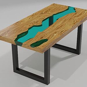 Epoxy Table, Live Edge Wooden Table, Epoxy Resin River Table, Natural Wood,Dining table, Natural Epoxy Table, Resin Table