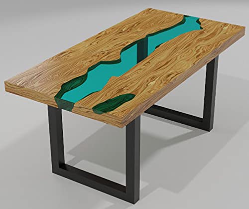 Epoxy Table, Live Edge Wooden Table, Epoxy Resin River Table, Natural Wood,Dining table, Natural Epoxy Table, Resin Table