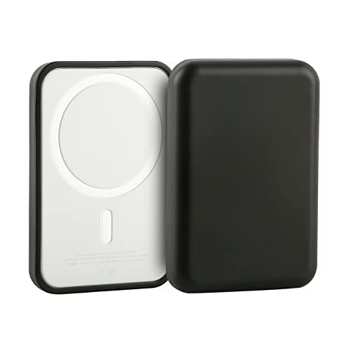 Oakxco Silicone Case Compatible with Magsafe Battery Pack, Magsafe Battery Pack Cover, Scratch & Shatter Resistant, Black