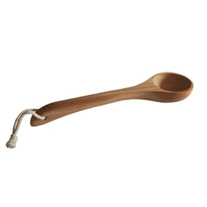 hse curved cedar sauna ladle (100ml, red cedar)