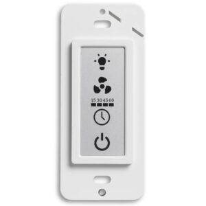 homewerks 7150-12 lcd bathroom timer switch for ventilation fan and light 3 functions