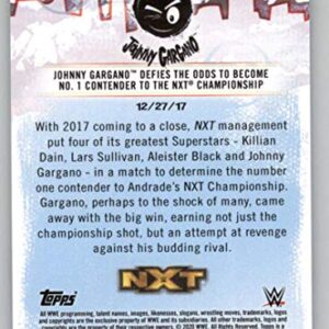 2020 Topps WWE NXT Johnny Gargano Tribute #JG-9 Johnny Gargano