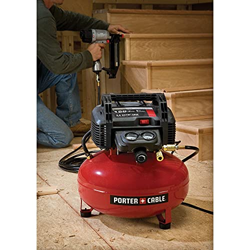 PORTER-CABLE Air Compressor, 6-Gallon, Pancake, Oil-Free (C2002-ECOM)