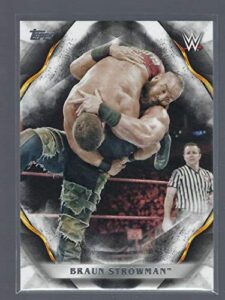 2019 topps wwe undisputed #15 braun strowman wrestling trading card