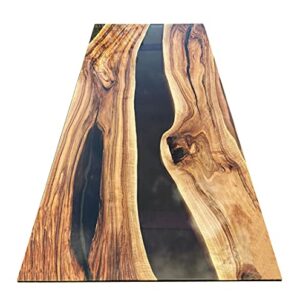 Epoxy Table, Live Edge Wooden Table, Natural Wood,Dining table, Natural Epoxy Table, Resin Table, Epoxy Resin River Table