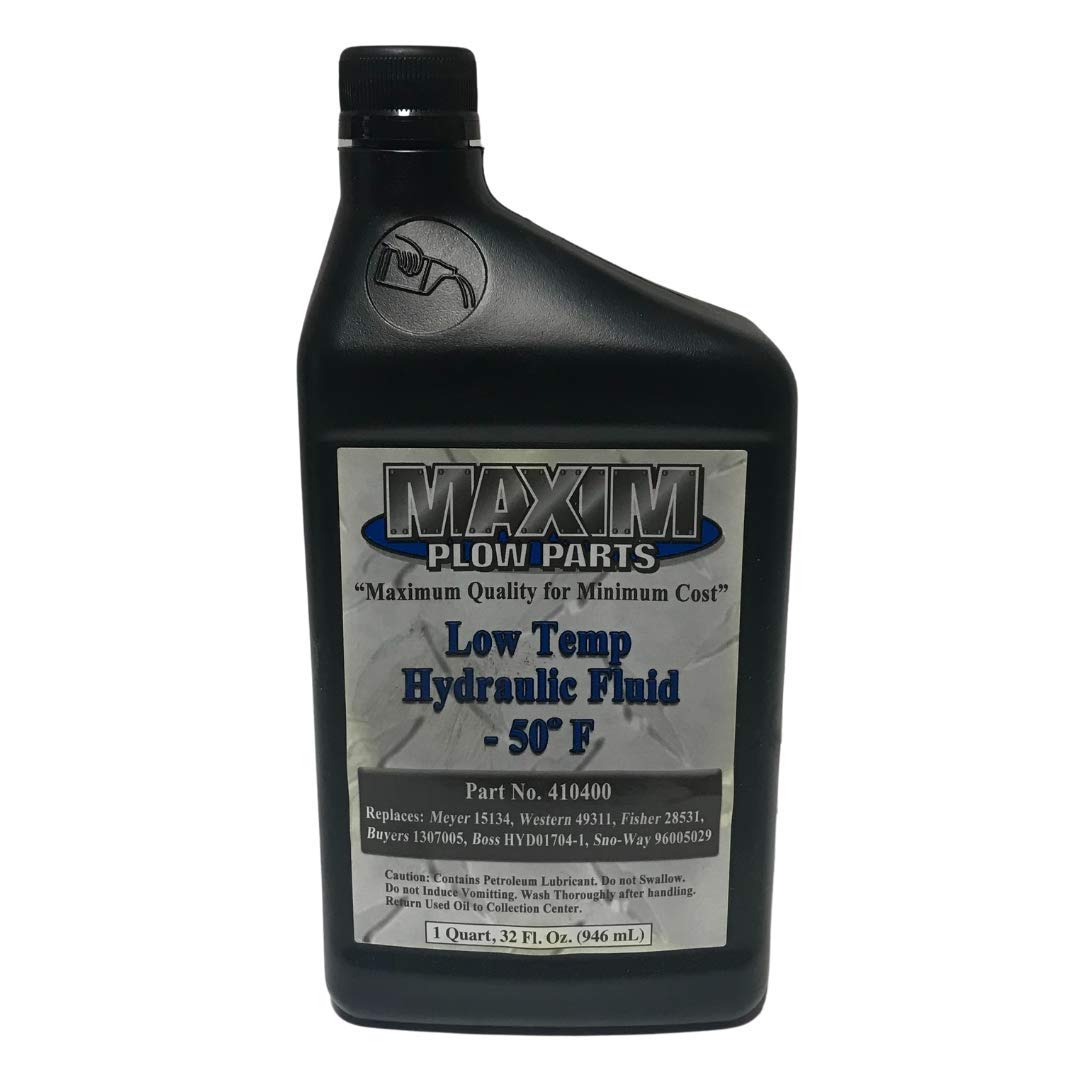 Quart Hydraulic Fluid 1 QT Snow PLOW -50 BOSS HYD01835 Fisher 28531 Western 49311 Oil