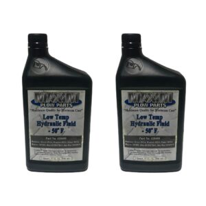 quart (2 pack) snow plow hydraulic fluid low temp -50 degrees fahrenheit meyer 15134, western 49311, fisher 28531, buyers 1307005, boss hyd01704-1, snow-way 66005029