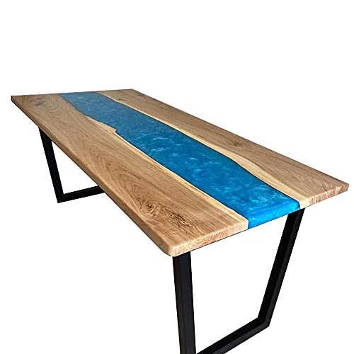 Epoxy Table, Live Edge Wooden Table, Epoxy Resin River Table, Natural Wood,Dining table, Natural Epoxy Table, Resin Table