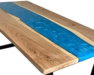 Epoxy Table, Epoxy Resin River Table, Live Edge Wooden Table, Natural Wood,Dining table, Natural Epoxy Table, Resin Table